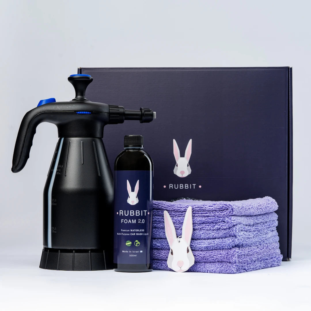 הערכה לשטיפת רכב ללא מים | Rubbit IL